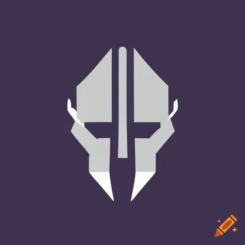 Vector graphic logo of titan with simple minimal design on Craiyon
