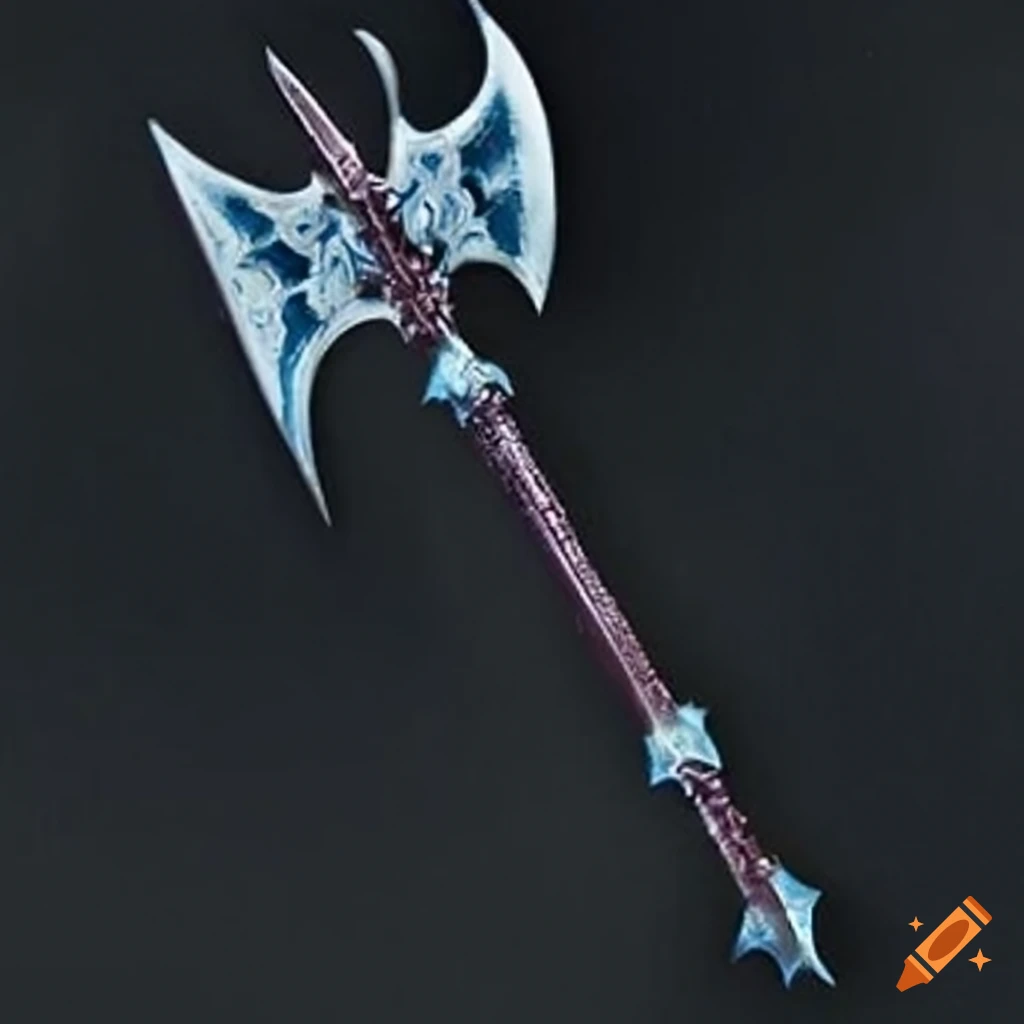 Magic perfect master halberd on Craiyon