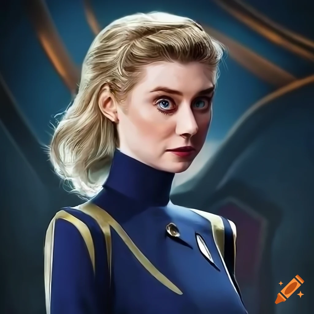 Young Elizabeth Debicki as the Evil Queen addressing the Galactic ...