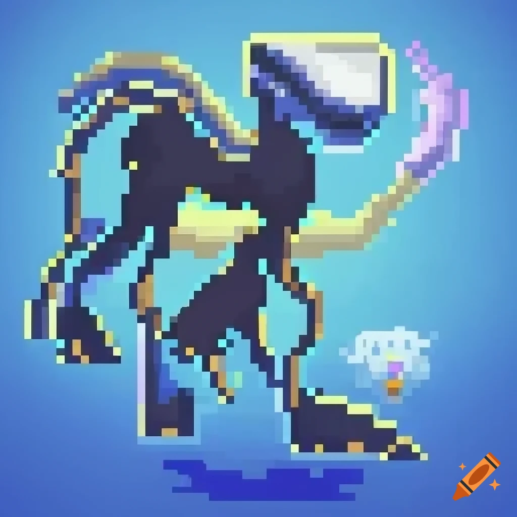 Adorable slender mythical creature inspired by Zelda and Undertale in ...