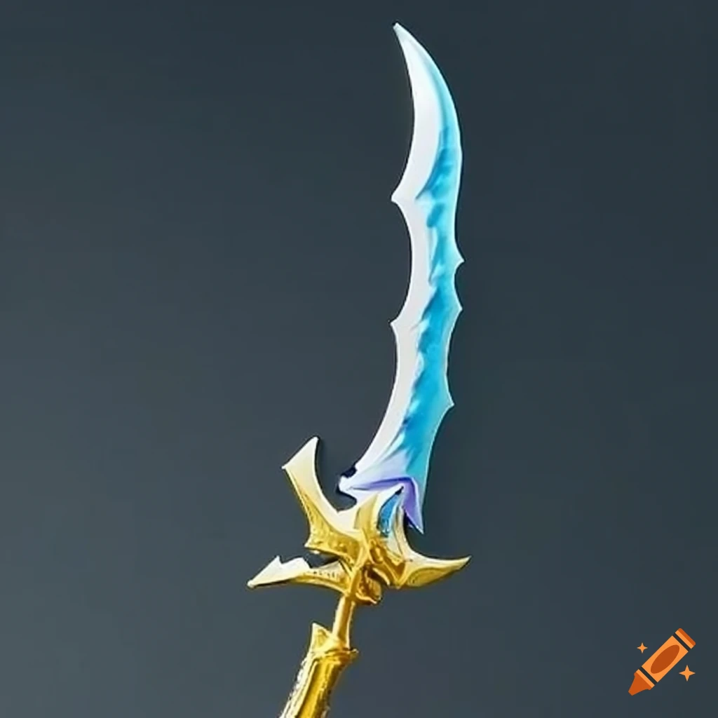 Mythic master sword with perfect wave design on Craiyon