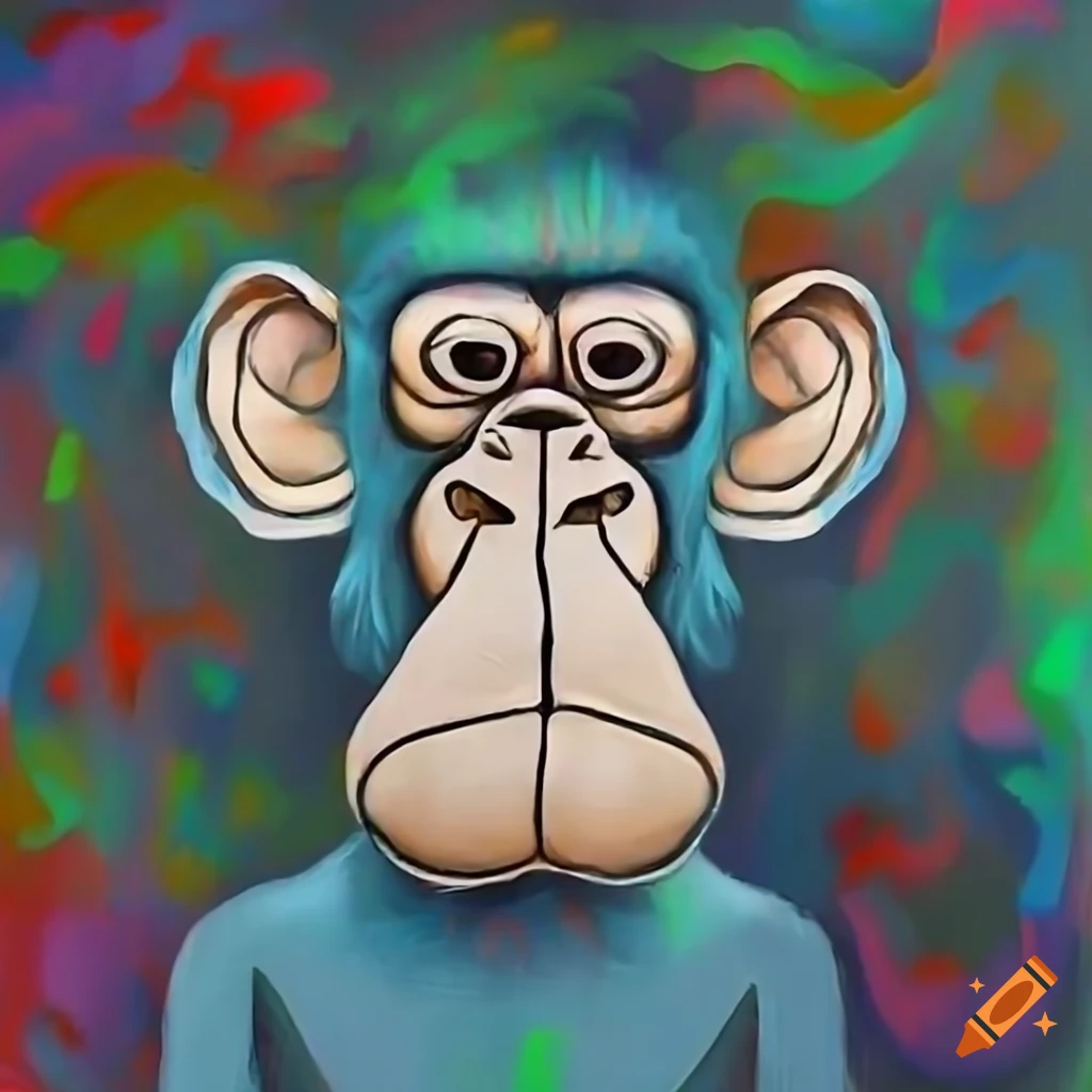 Intriguing fine detail of a unique ape on Craiyon