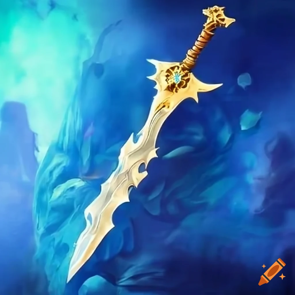 Mythic master perfect wave sword on Craiyon