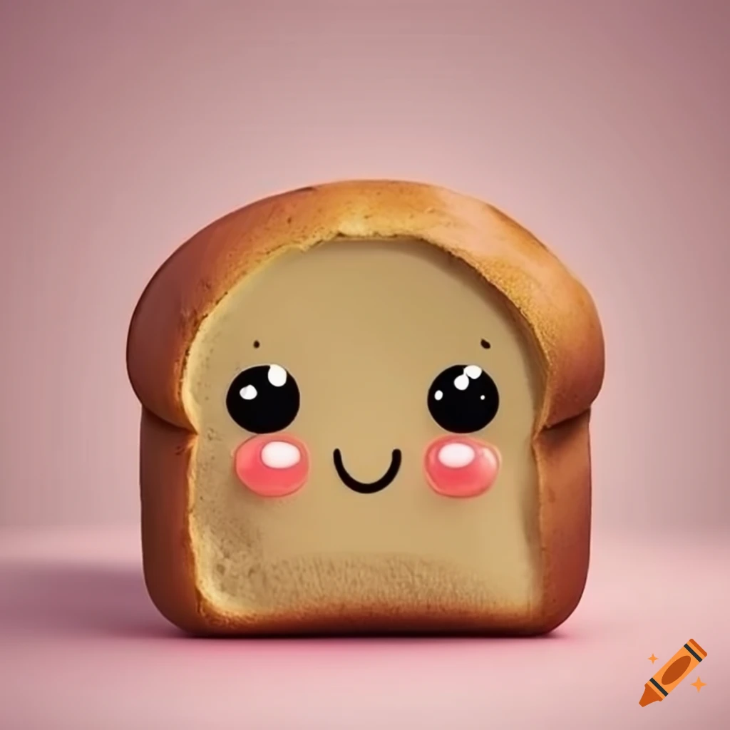 Cute bread on Craiyon