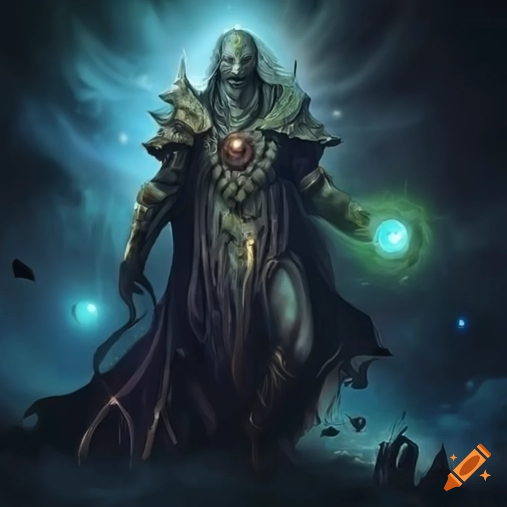 Cosmic dark god on Craiyon