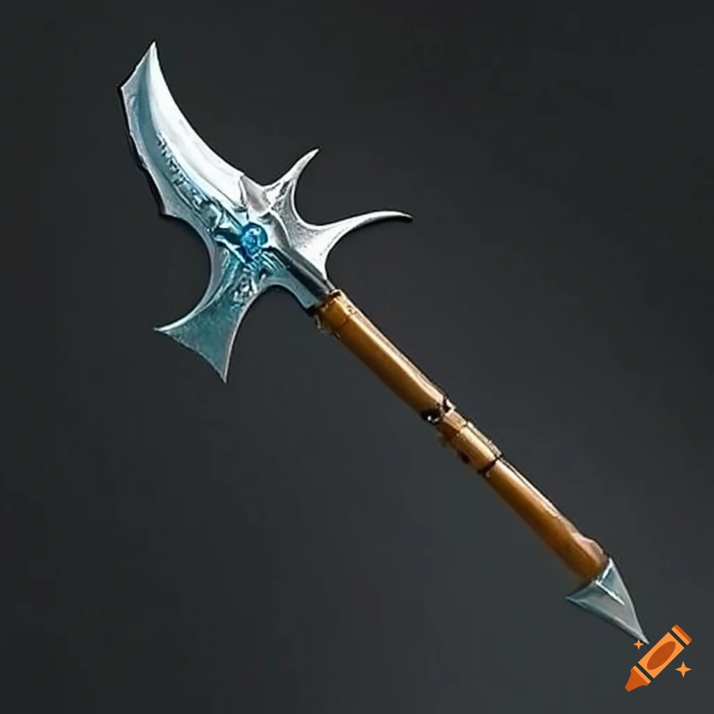 Magic perfect master halberd on Craiyon