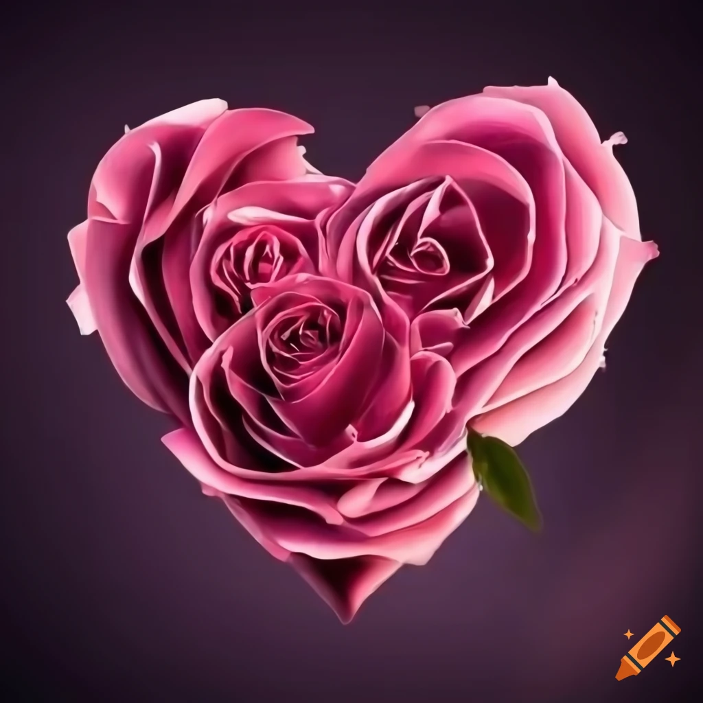 Heart-shaped broken and repaired jewel leading to a new path under a ...