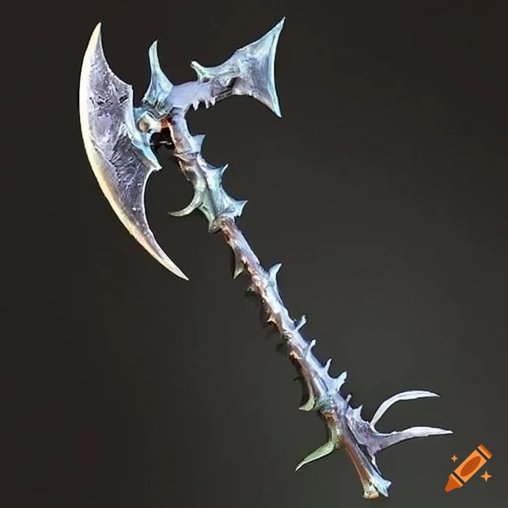 Vorpal halberd weapon on Craiyon