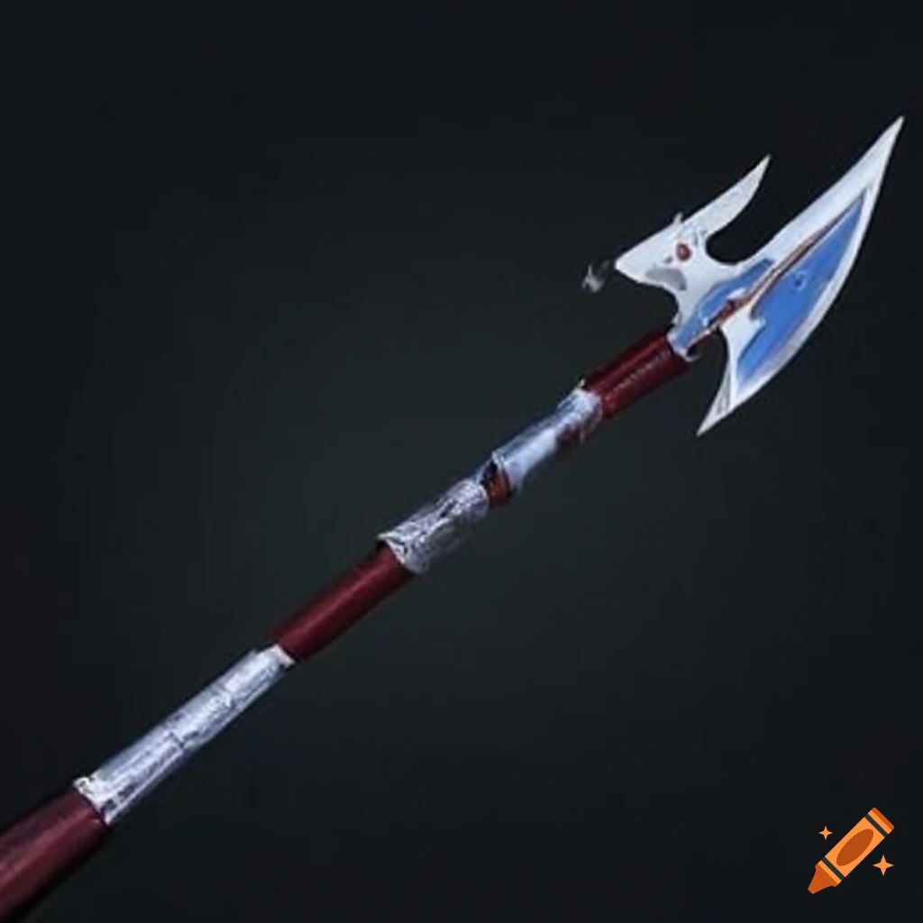 Magic perfect master halberd on Craiyon