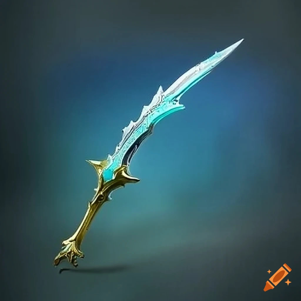 Mythic master sword riding the perfect wave on Craiyon