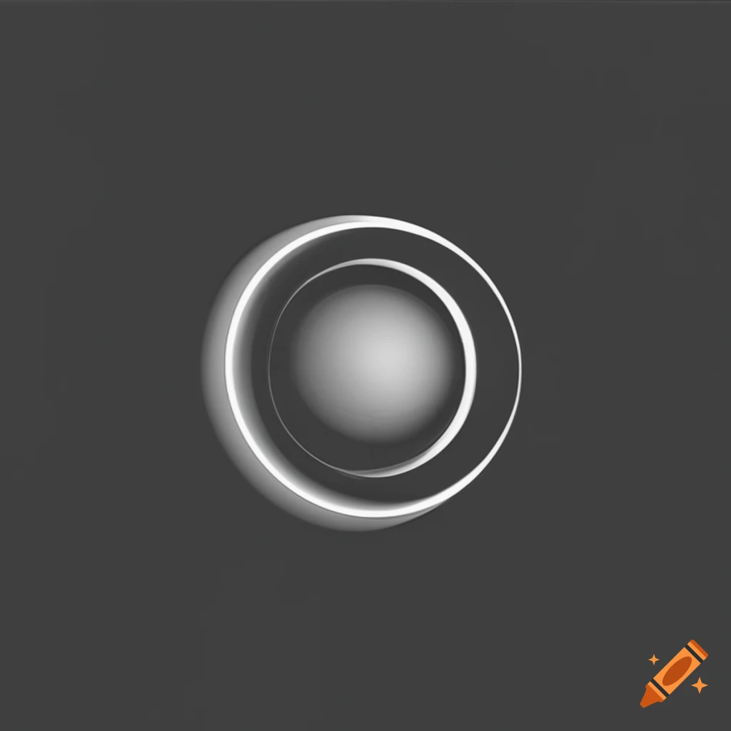 Minimalist logo design with colliding hemispheres on Craiyon