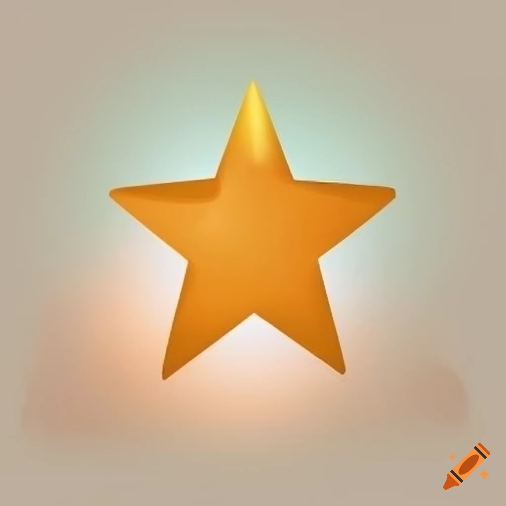 Basic star clipart on Craiyon