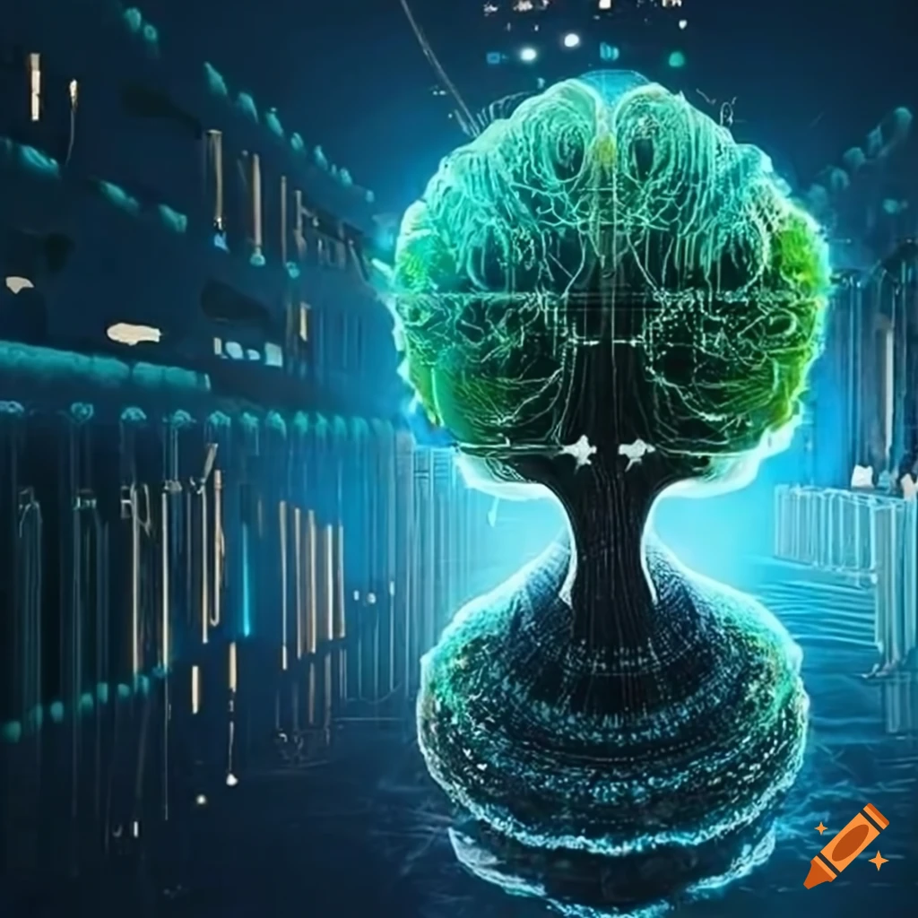 Technology tree illustration on Craiyon