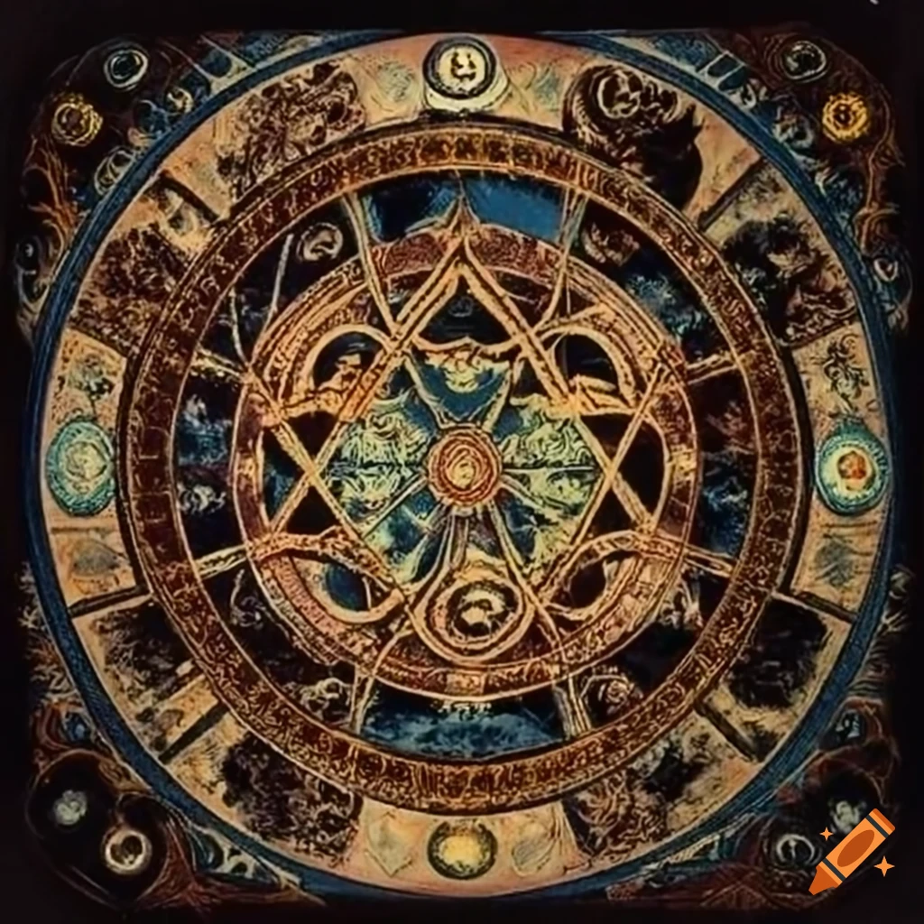 Return of the esoteric to the present moment on Craiyon