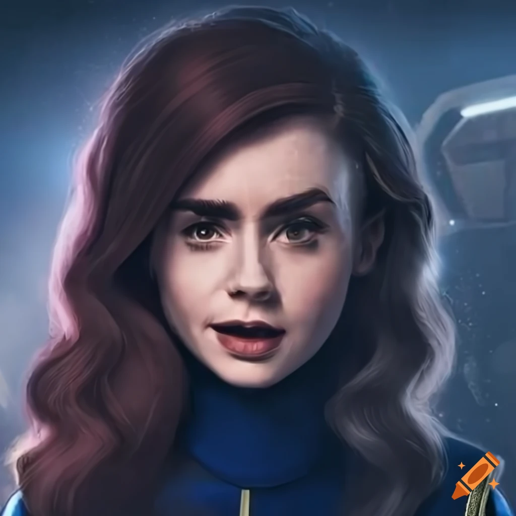 Lily Collins as rebel princess addressing Galactic Congress in Star ...