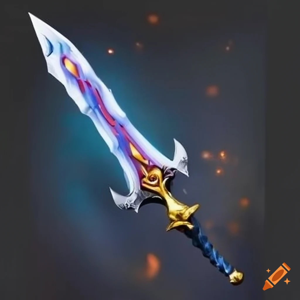 Mythic master perfect wave sword on Craiyon