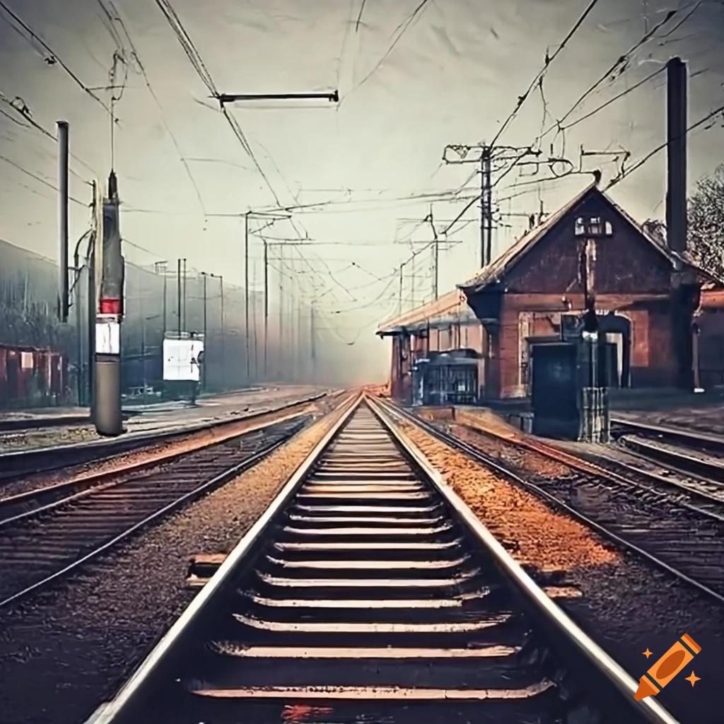 Railway Station On Craiyon