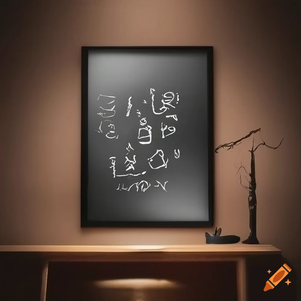 Ugnamana language poster on Craiyon