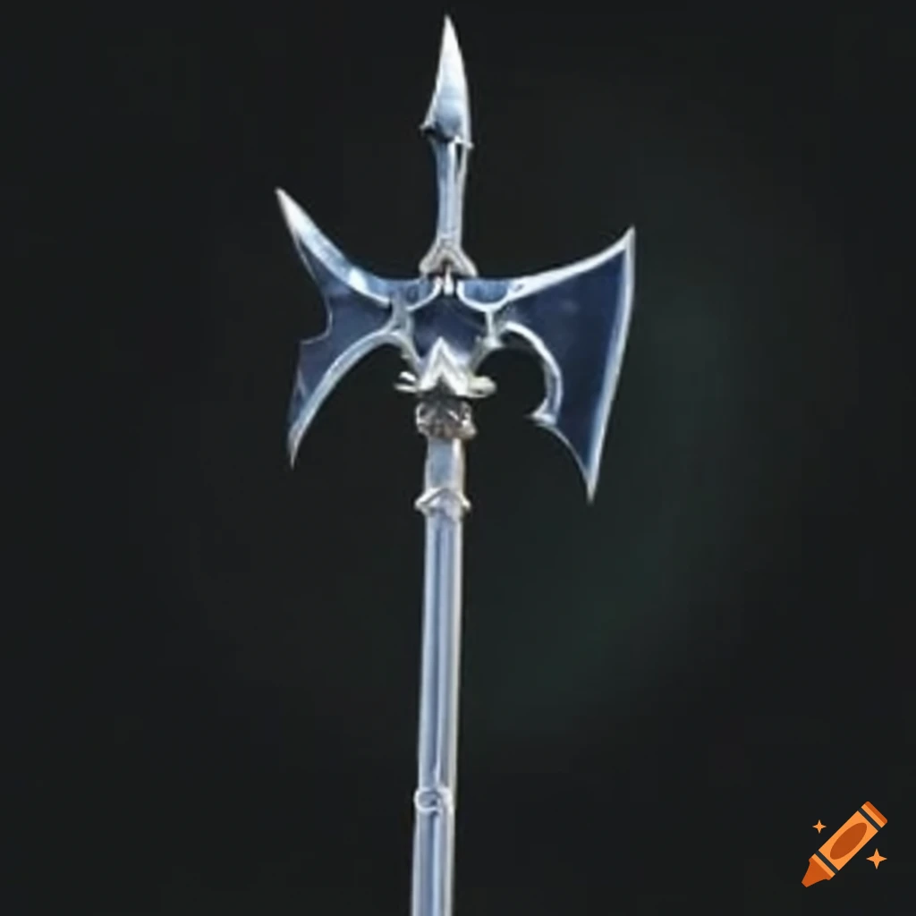 Magic perfect master halberd on Craiyon
