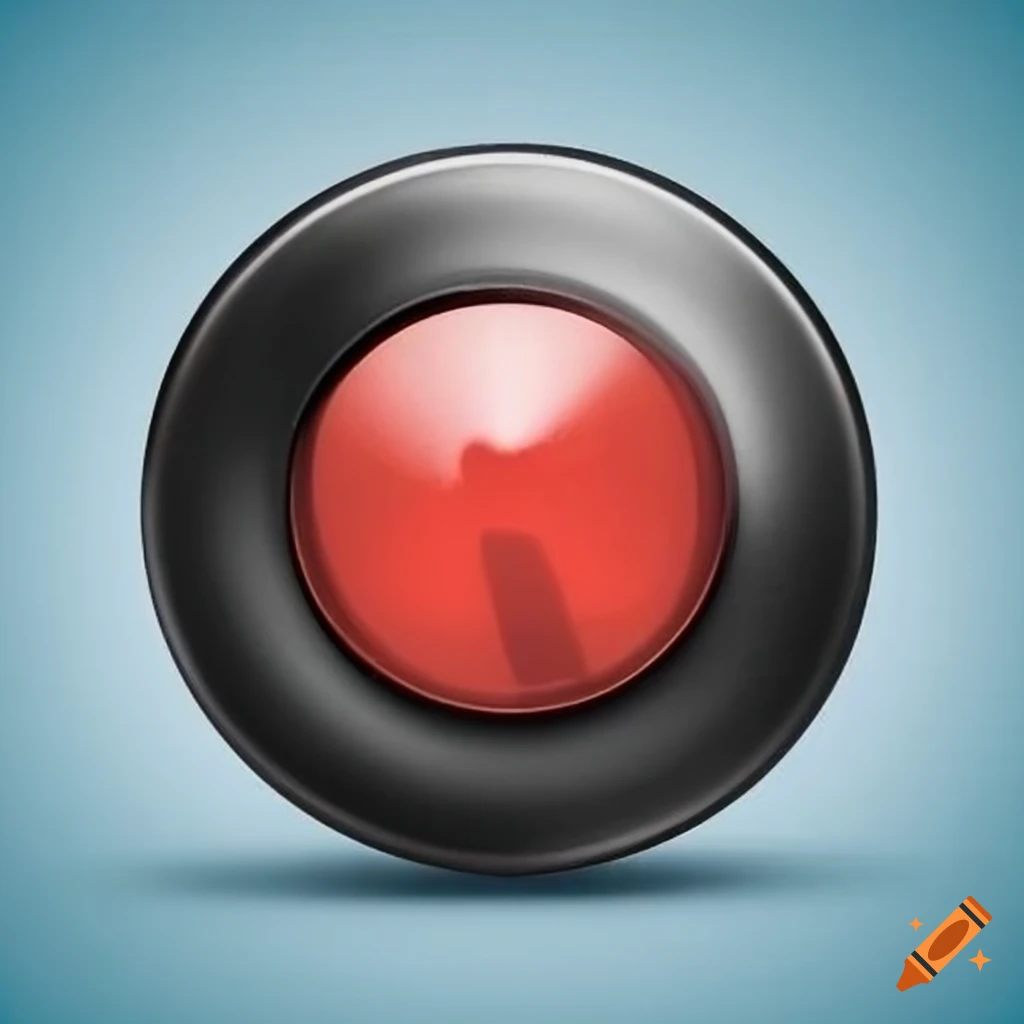 Emergency button on Craiyon