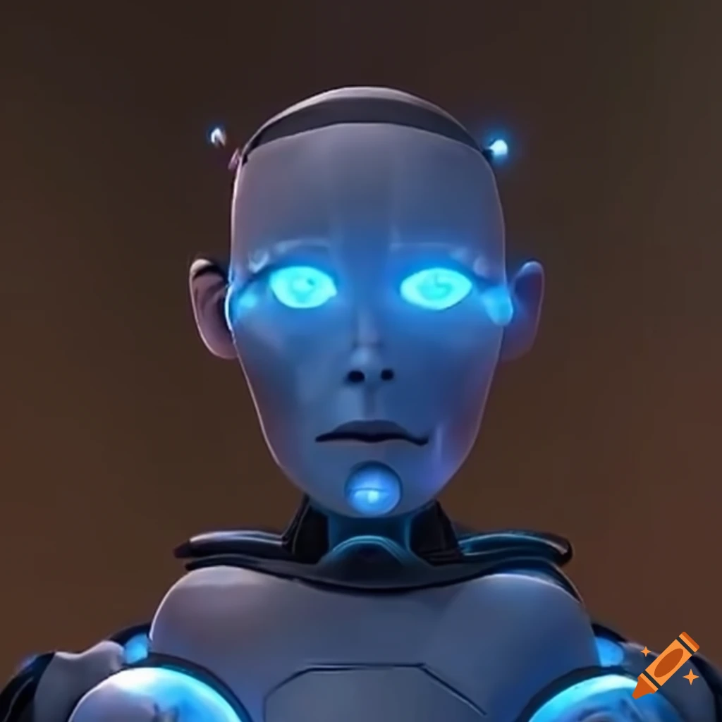 Smiling and friendly bot on Craiyon