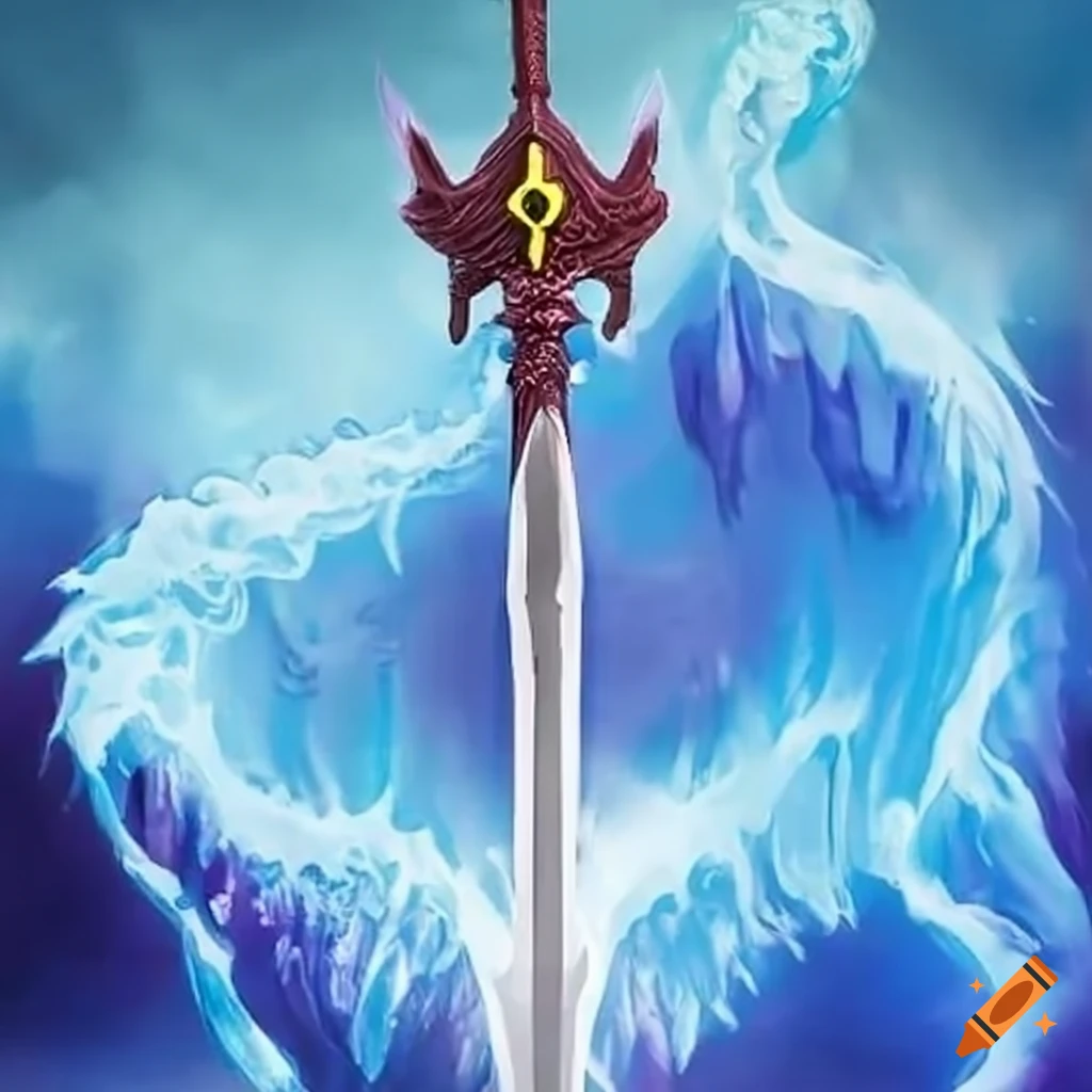 Mythic master sword with perfect wave design on Craiyon