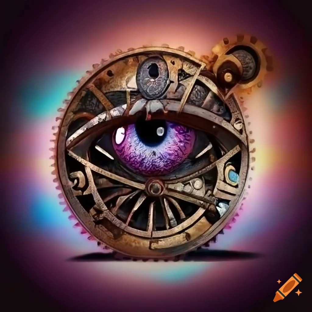Clockwork eye on Craiyon