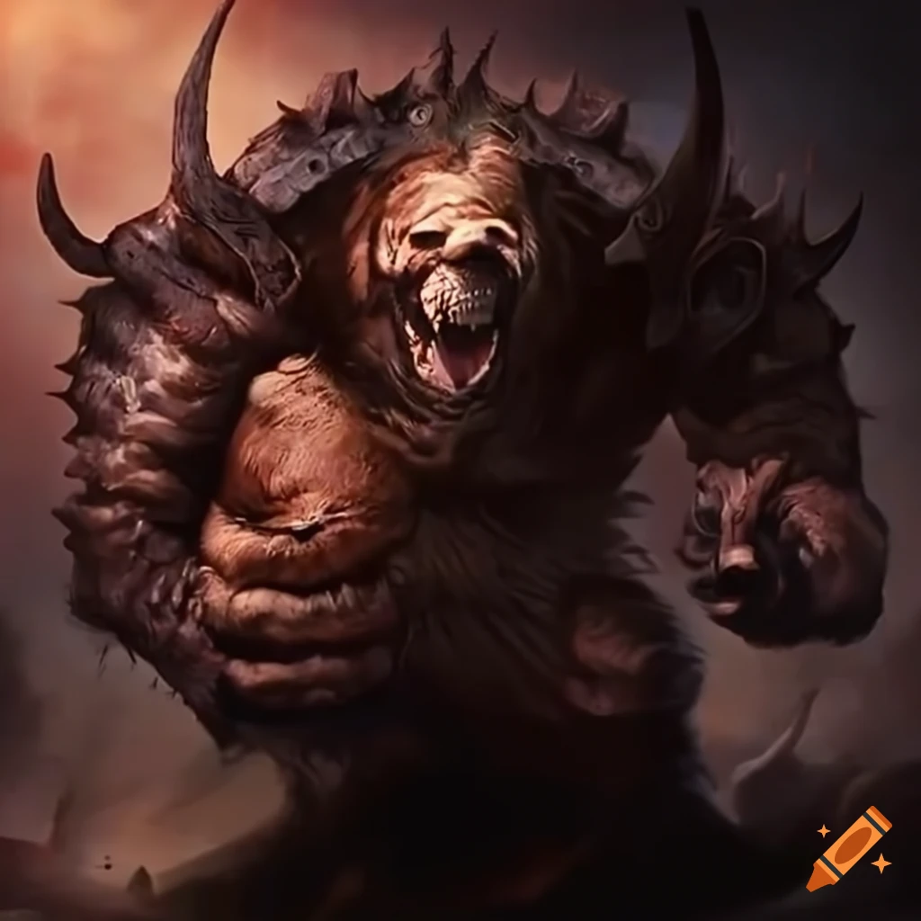 Troll named grimgrash the brutal on Craiyon