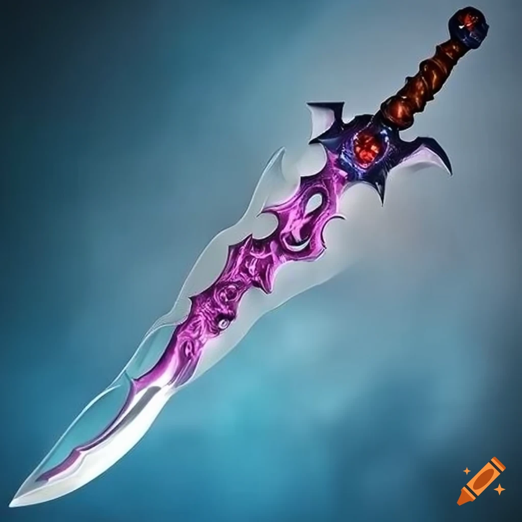 Mythic master sword with a perfect wave design on Craiyon