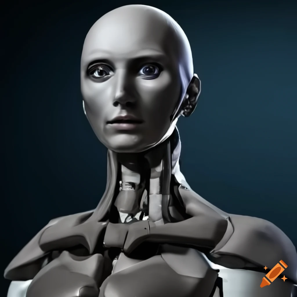 Humanoid figure on Craiyon