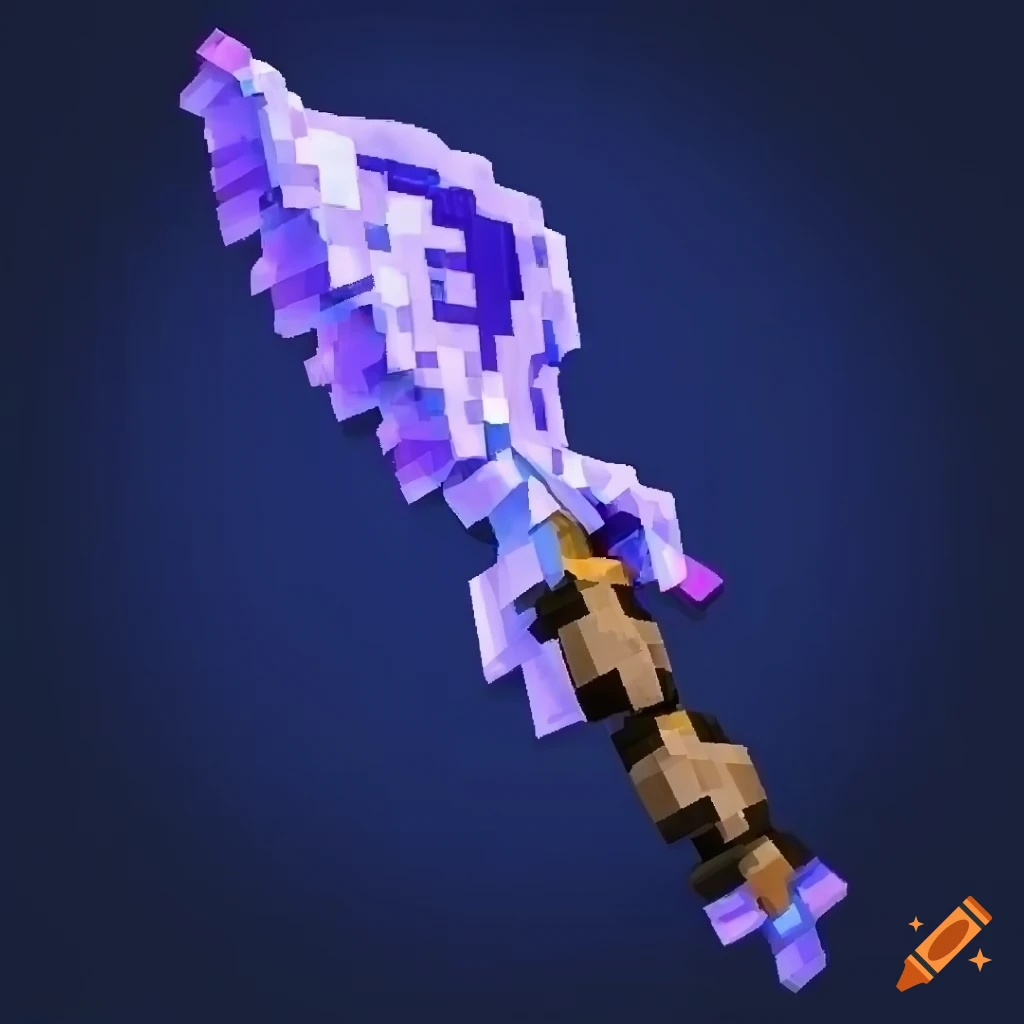 Minecraft soul of luna sword on Craiyon