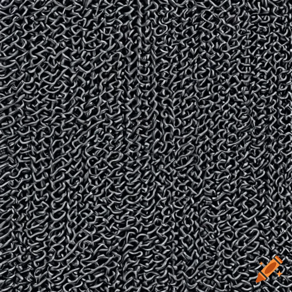 Seamless chainmail texture on Craiyon