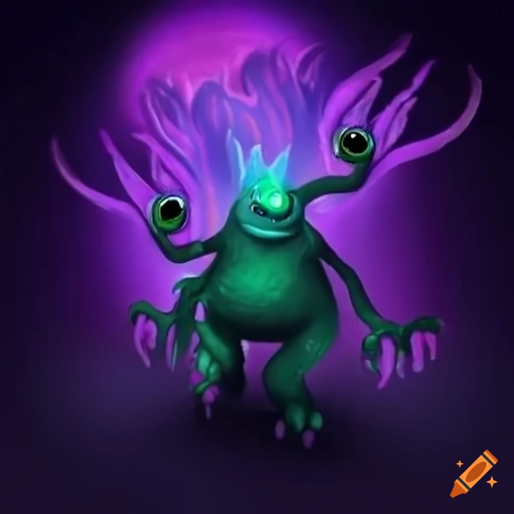 My Singing Monsters - Psychic Shadow Faerie Dipster Element on Craiyon