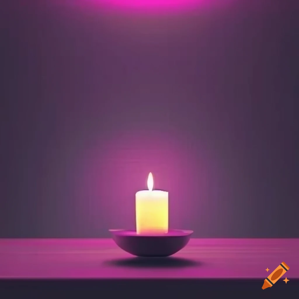 Vaporwave-inspired digital art of a serene empty room with levitating ...