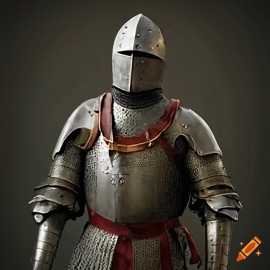 Medieval European knight in full armor from the 14th century by Craig ...