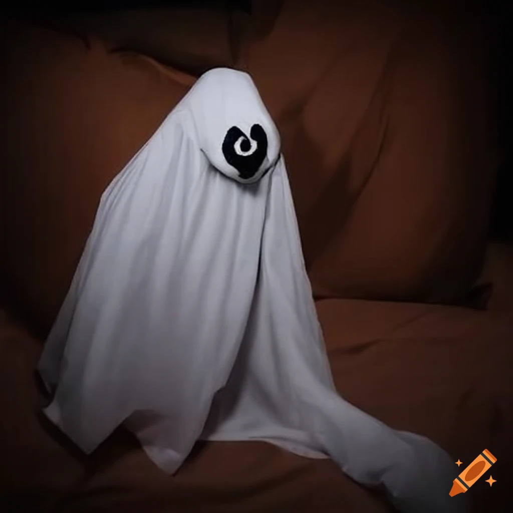 Mongoose in a ghost costume for halloween on Craiyon