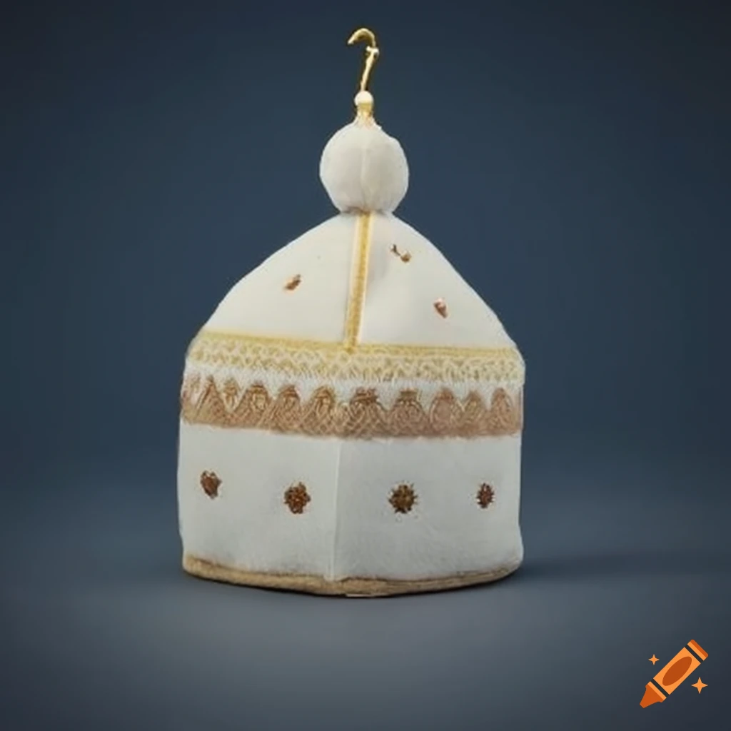 Small white plush mosque on Craiyon