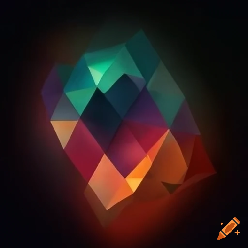 Mind map about triangles on Craiyon