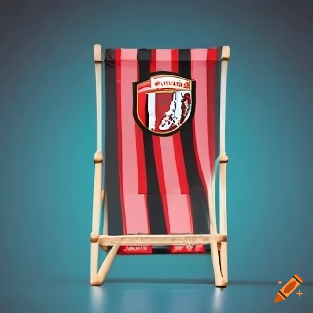 Bournemouth football club logo displayed on fans' deck chairs on Craiyon
