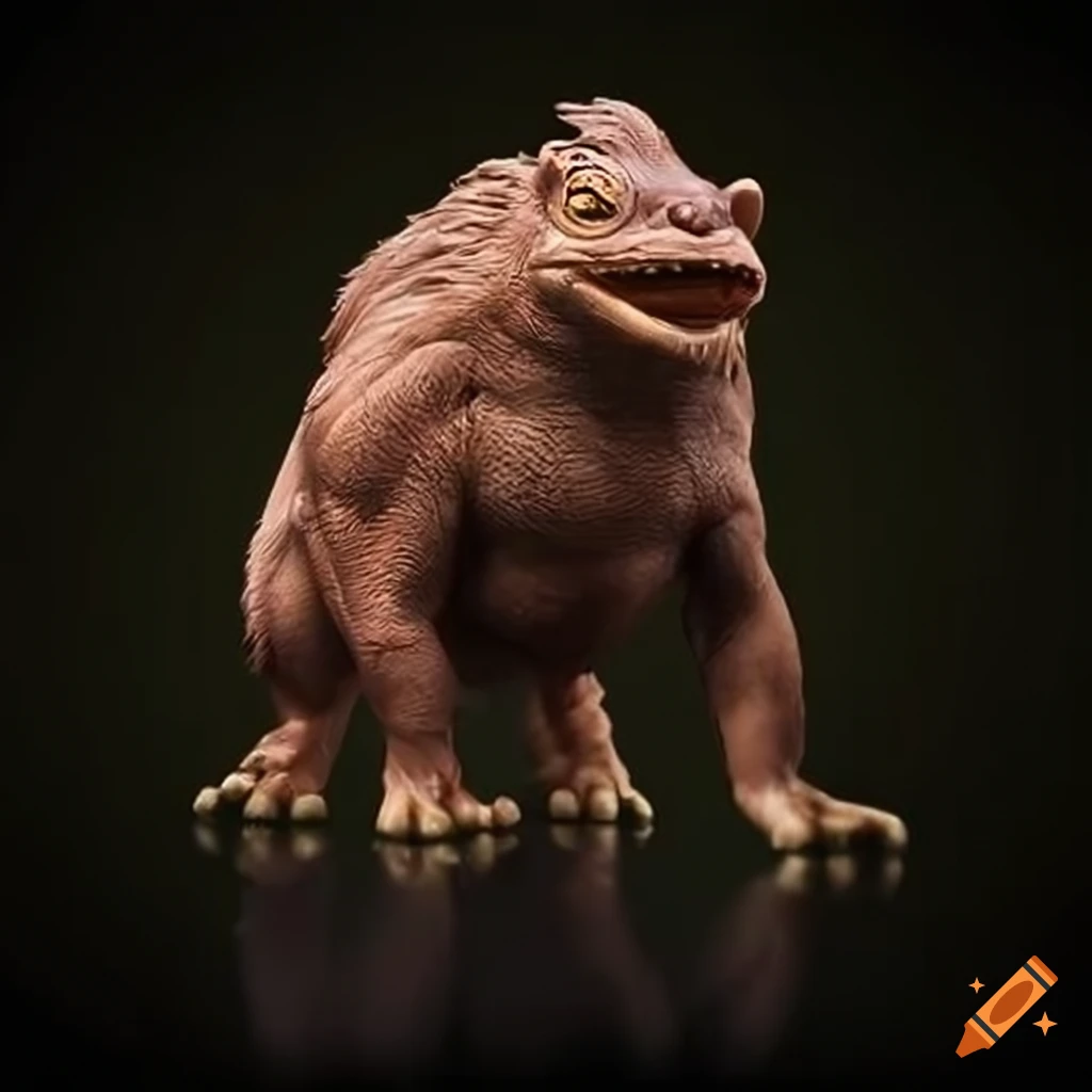 Frog boar chimera creature on Craiyon