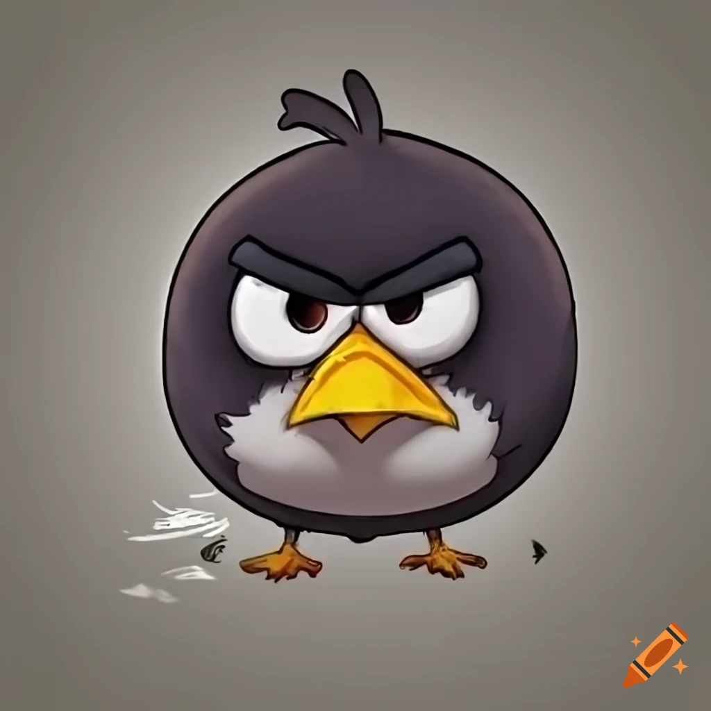 Angry bird on Craiyon