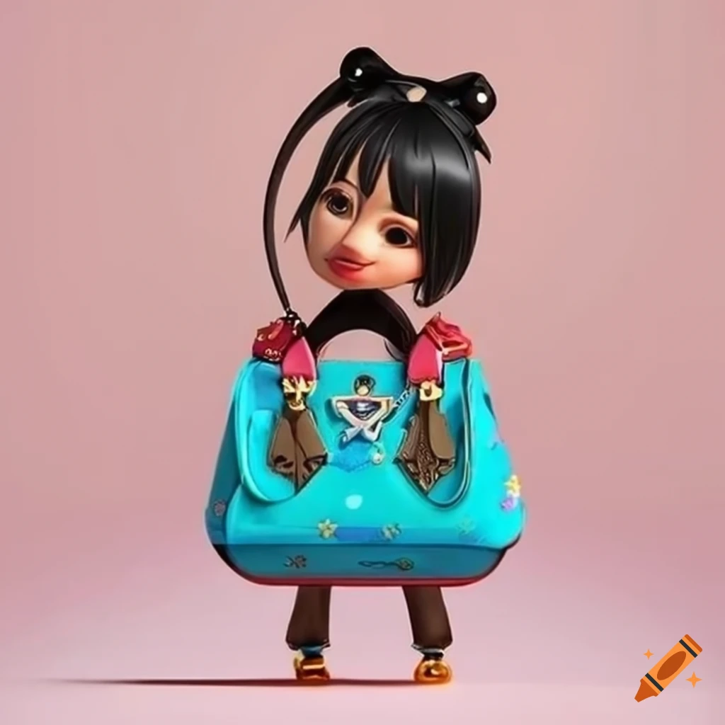 Popular cartoon character with fashionable Louis Vuitton accessories on ...