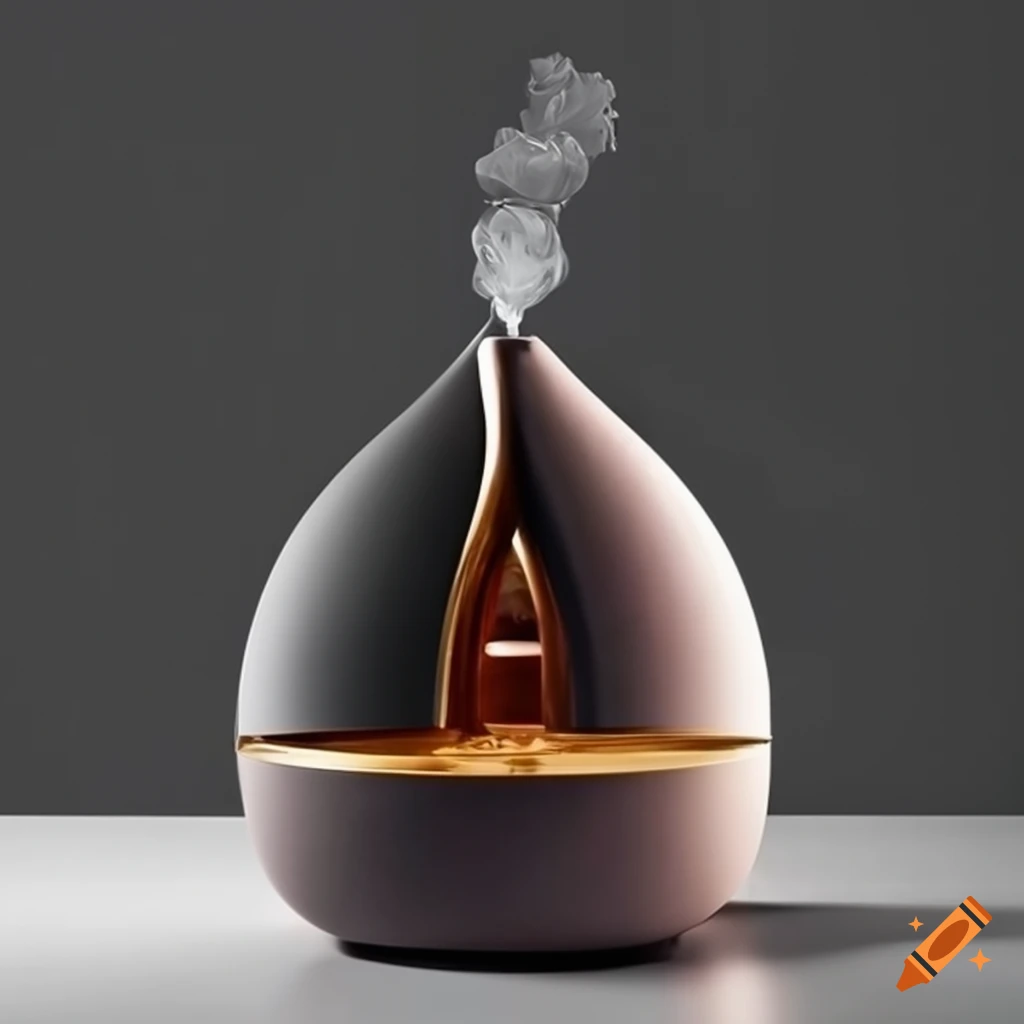 Luxury humidifier with sculptured modern design on Craiyon