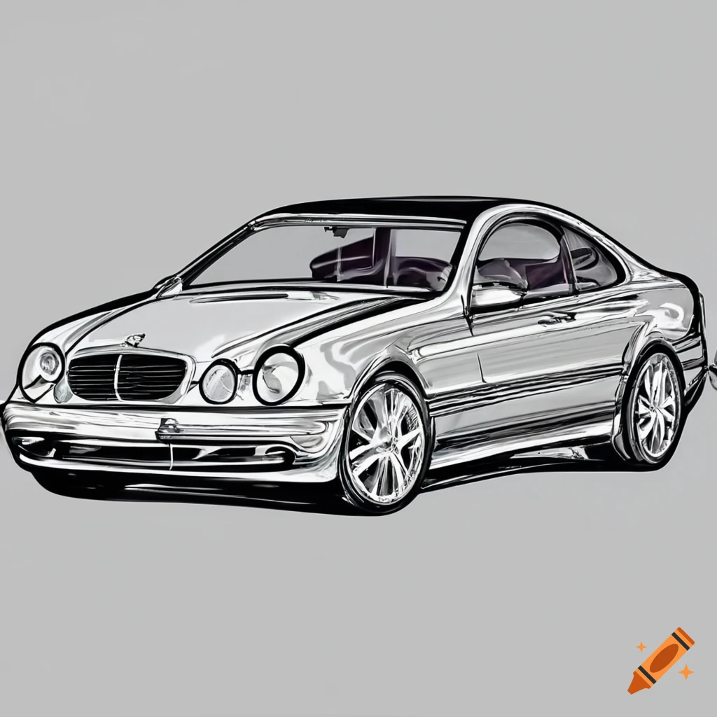 Mercedes-benz w208 clk on Craiyon