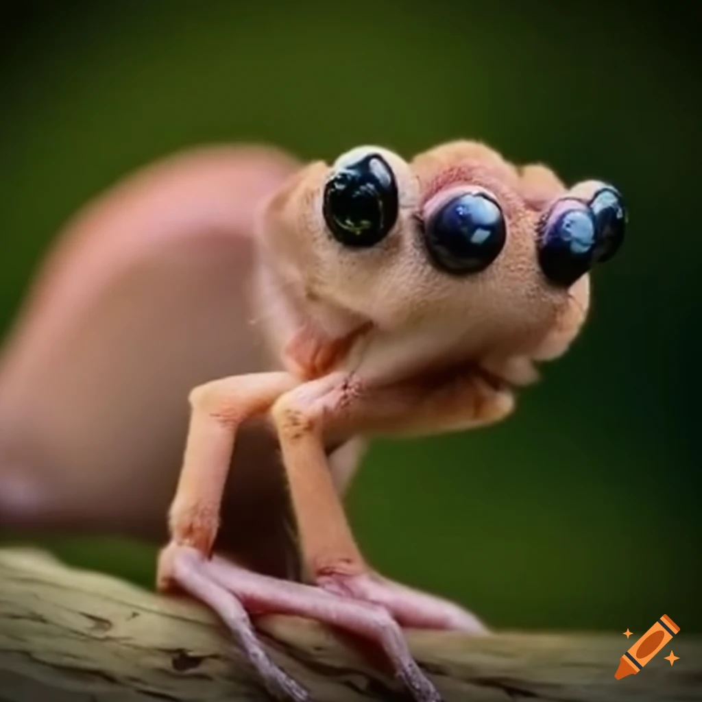 Cute and weird animals illustration on Craiyon