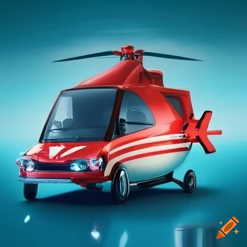 Air ambulance car on Craiyon