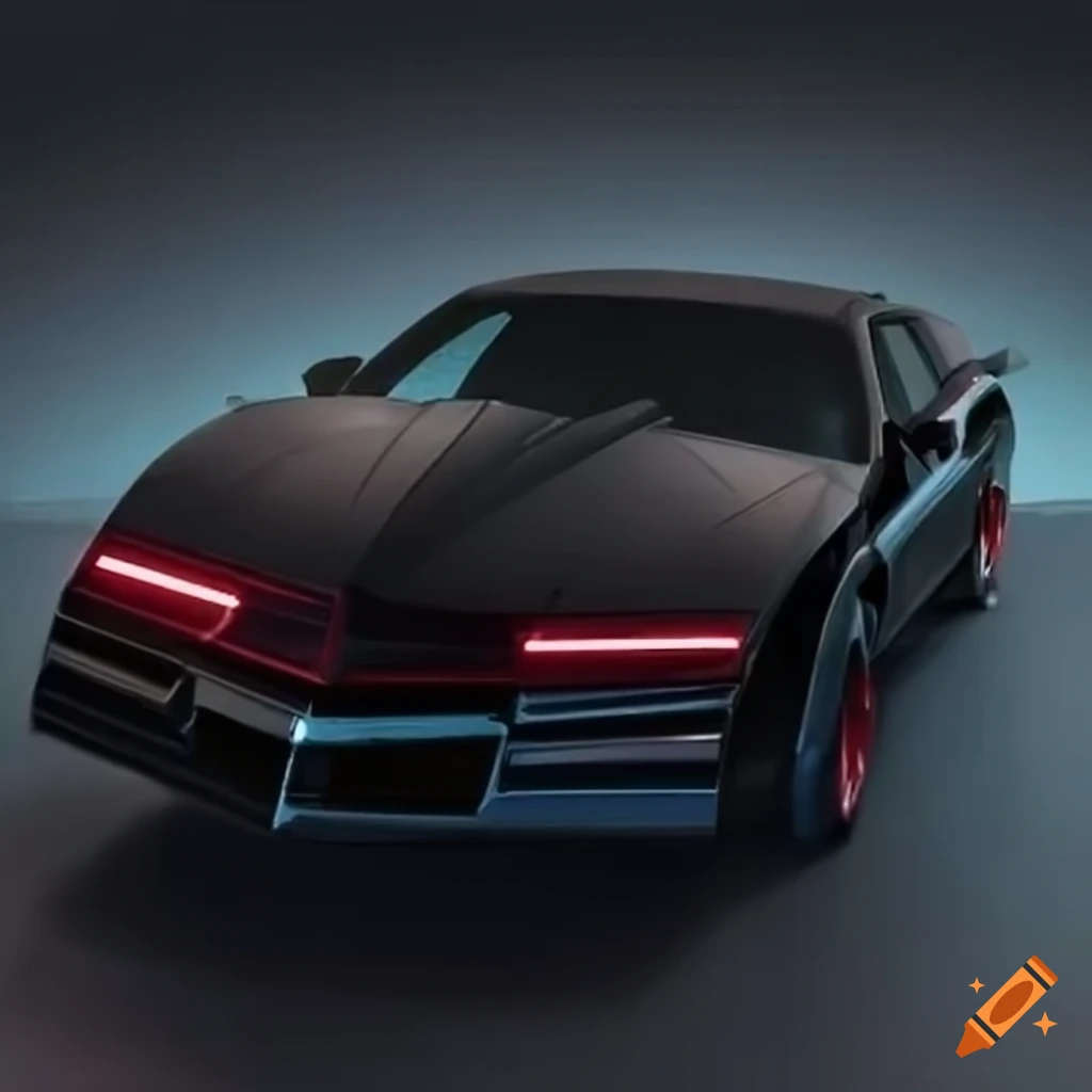 2024 version of knight rider's kitt on Craiyon