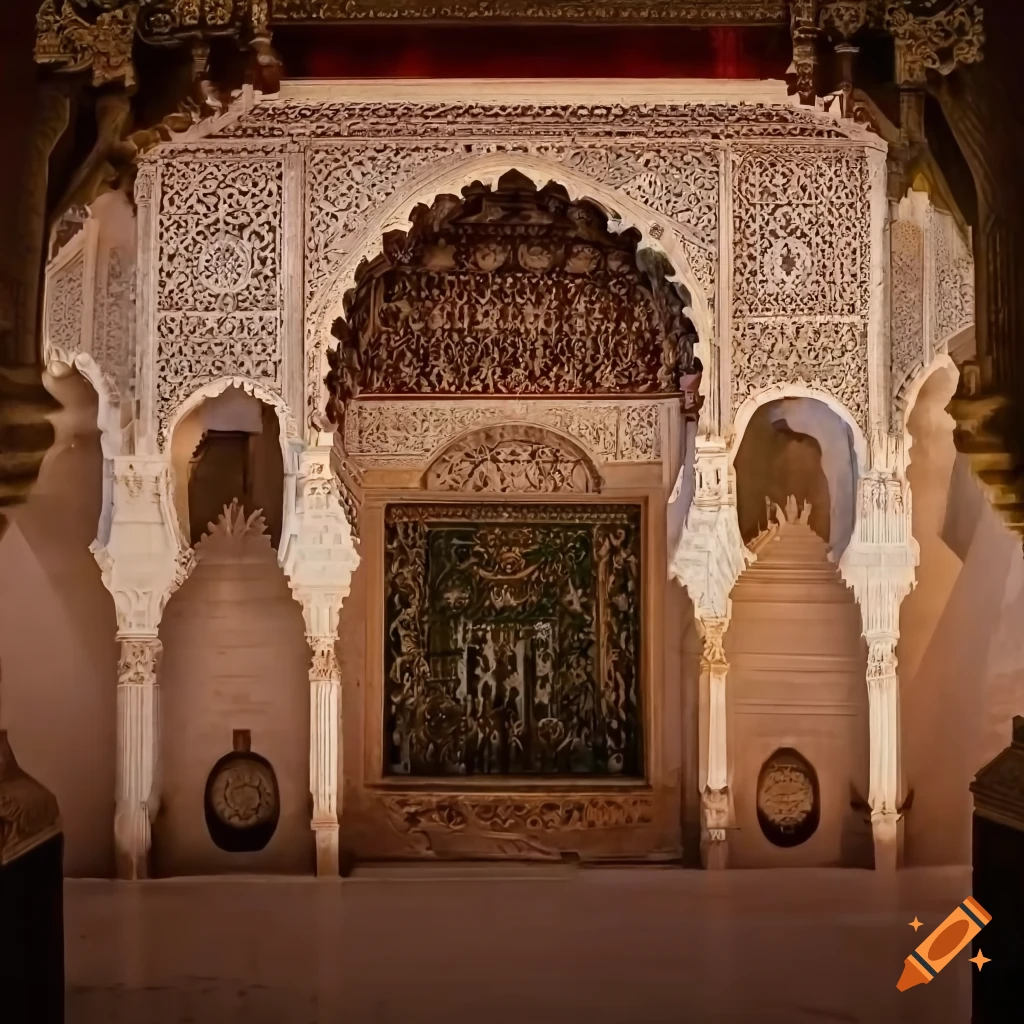 Deserted palace with Arabic Andalucia architecture and medieval vibes ...