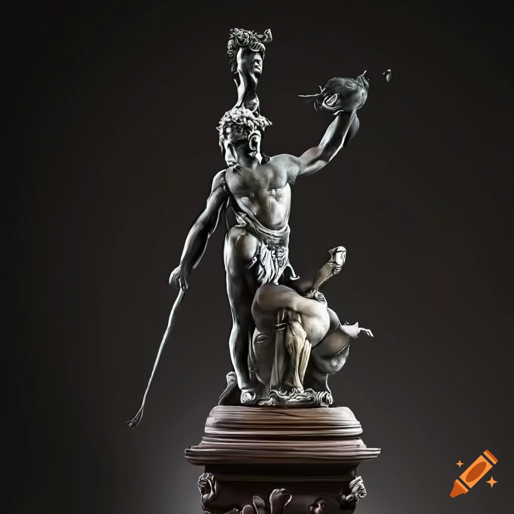 Perseus and medusa mythological scene on Craiyon