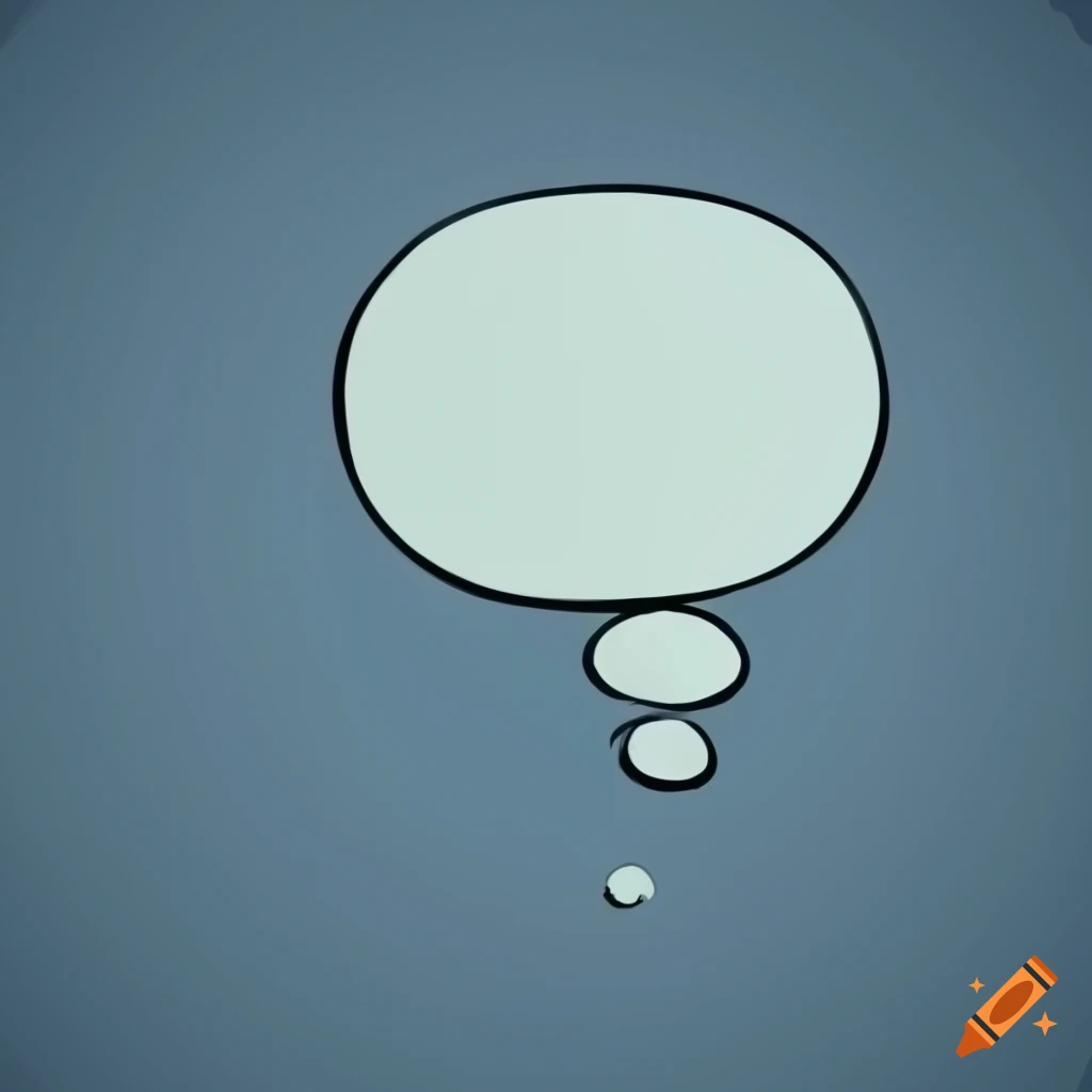 Thought bubble on Craiyon